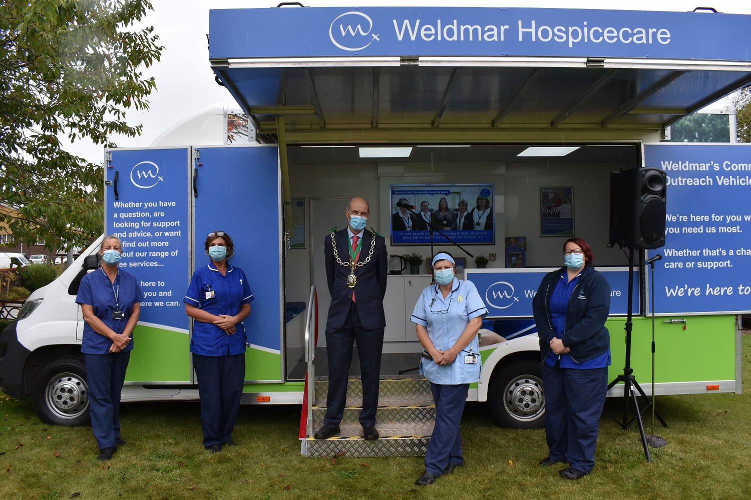 We launch our brand new Community Outreach Vehicle - Weldmar Hospicecare