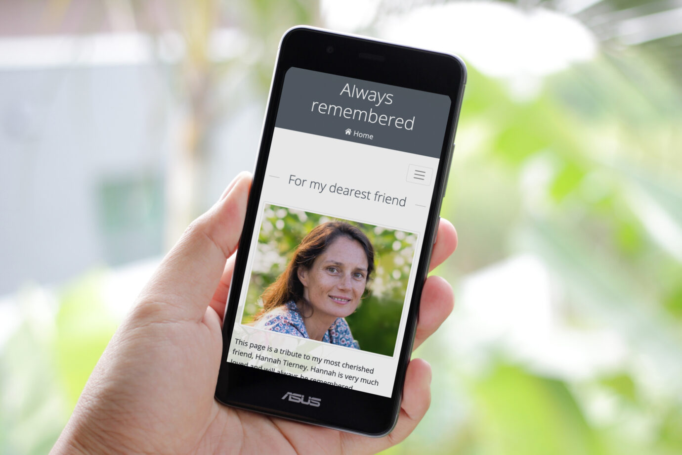 Create a Treasured Memory Tribute Fund - Weldmar Hospicecare