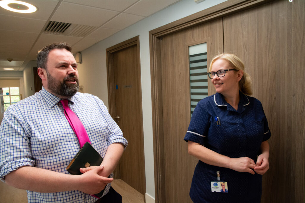 West Dorset MP Chris Loder visits Weldmar's Inpatient Unit - Weldmar ...